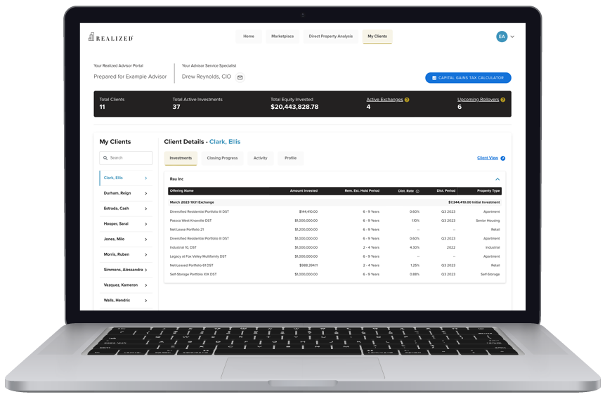 Financial Advisors - Tools for Portfolio Management
